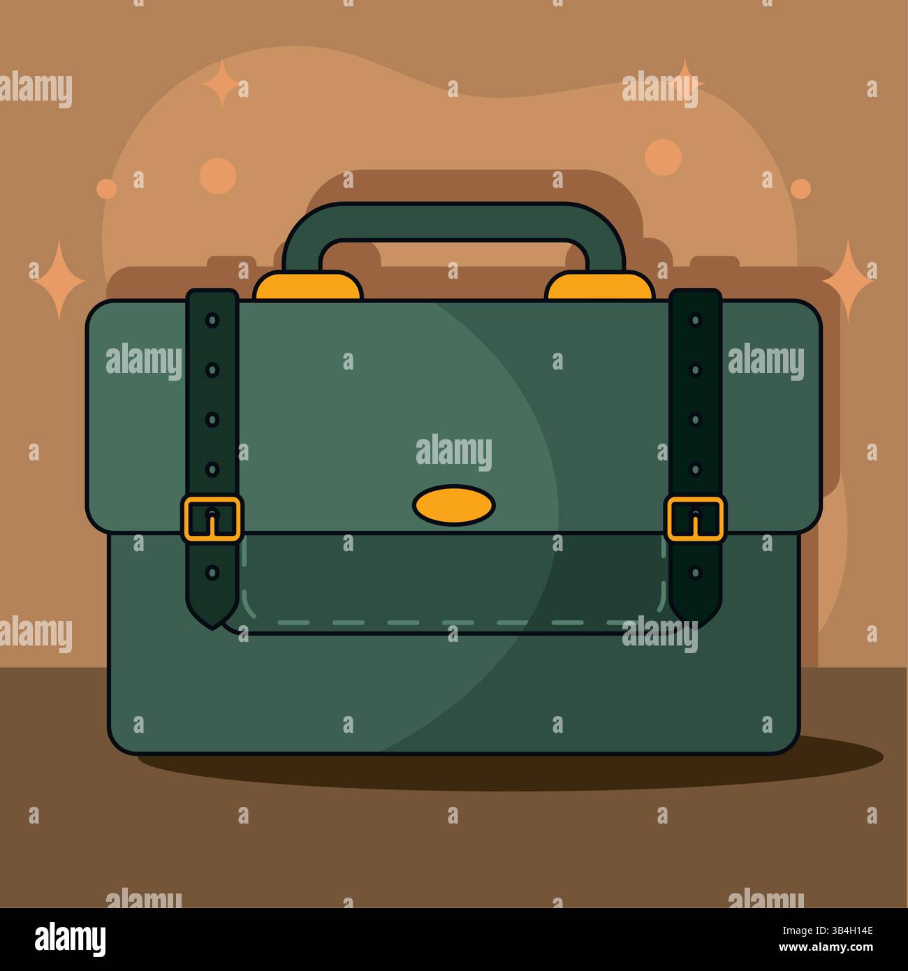Classic colored briefcase. Vector illustration Stock Vector Image & Art ...
