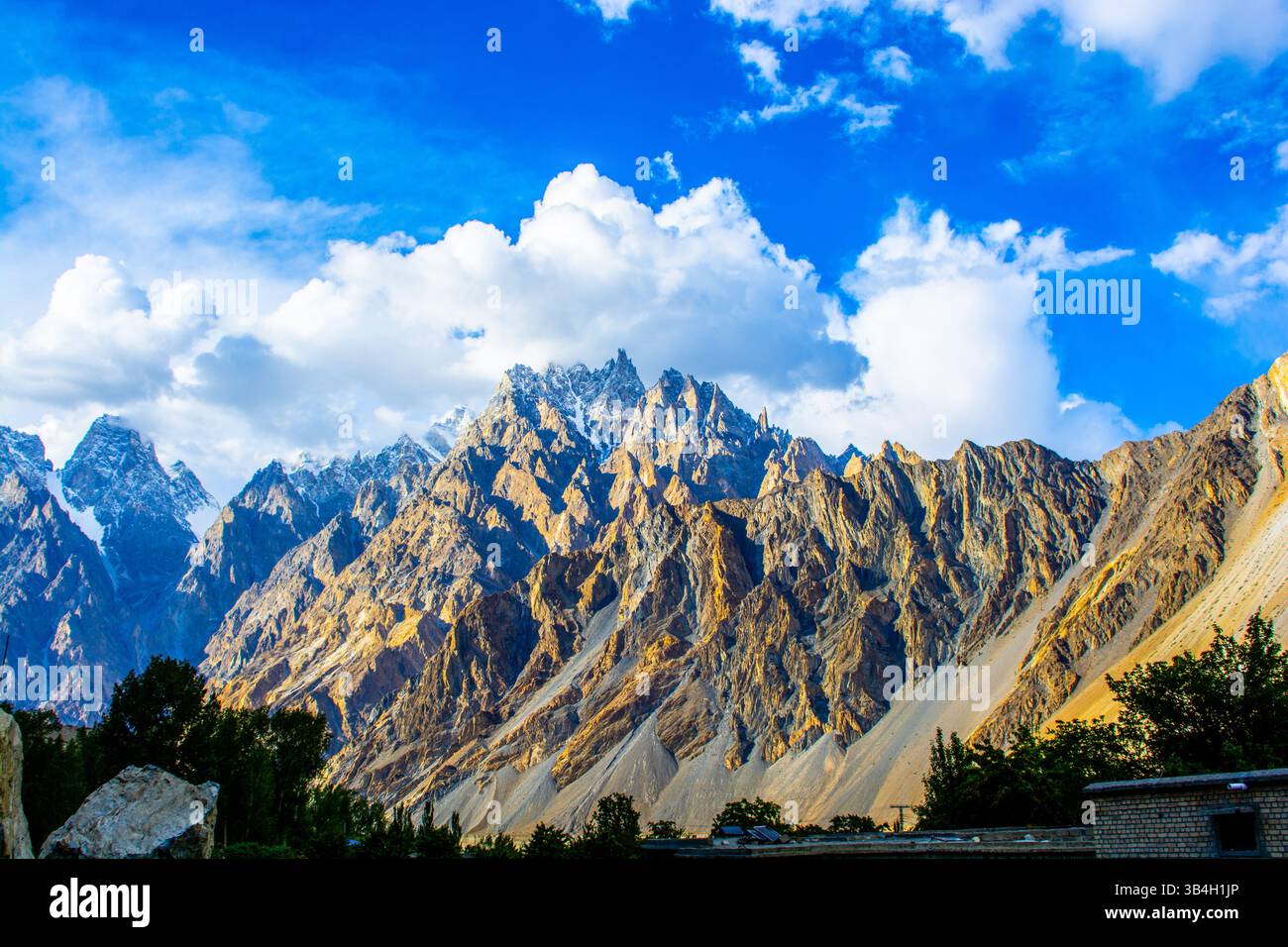 Passu Cones, also known as Passu Cathedral, at 6,106 meters are one of ...