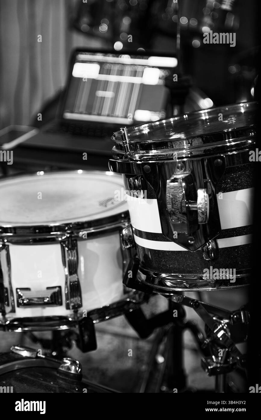 Drum Recording Session – Osasco Music Studio Stock Photo - Alamy