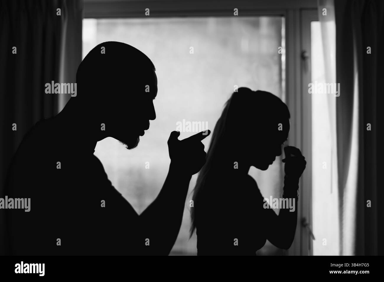 Relationship problems Black and White Stock Photos & Images - Alamy