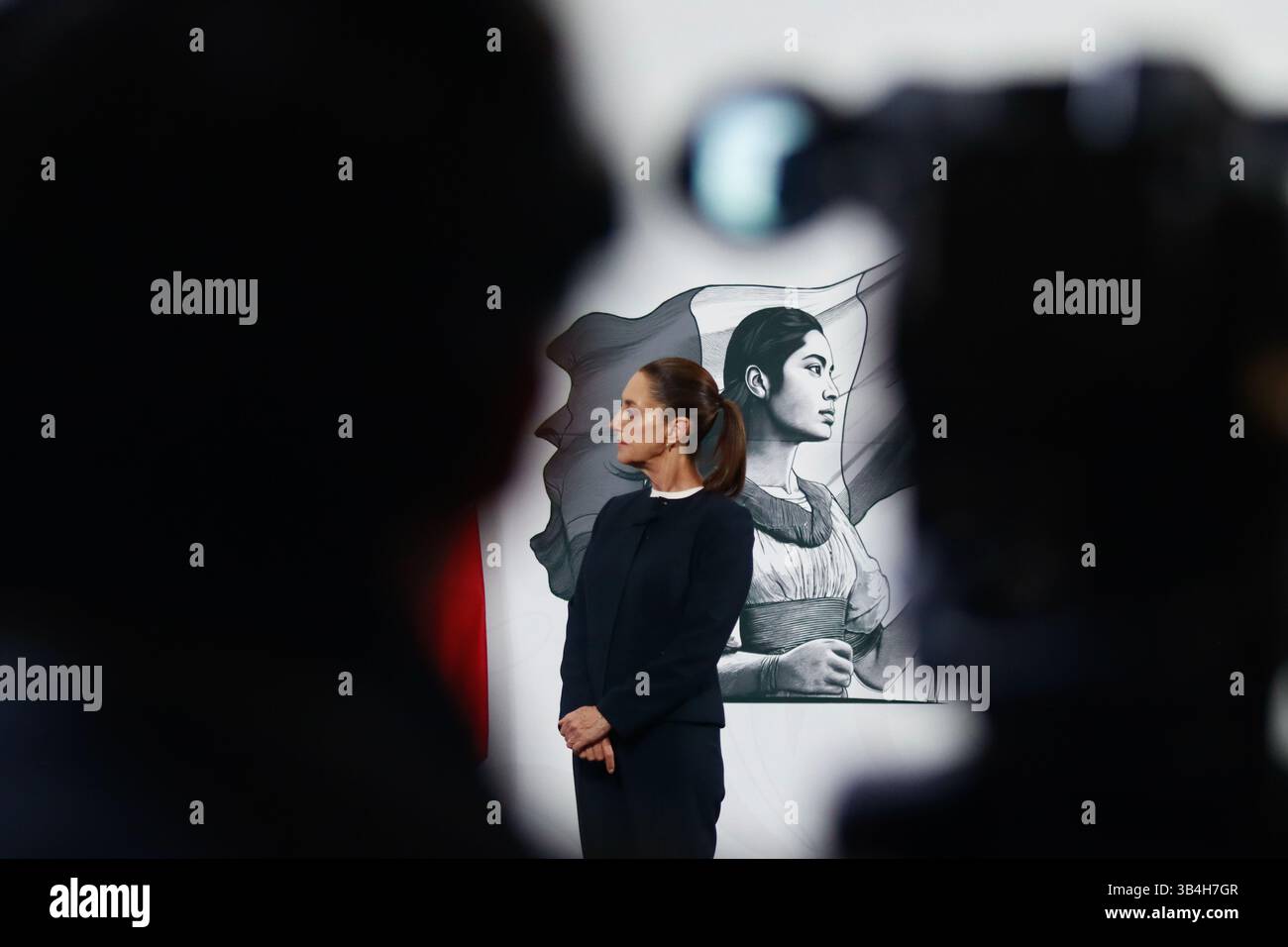 Mexico City, Mexico. 30th Apr, 2025. Mexico's President Claudia ...