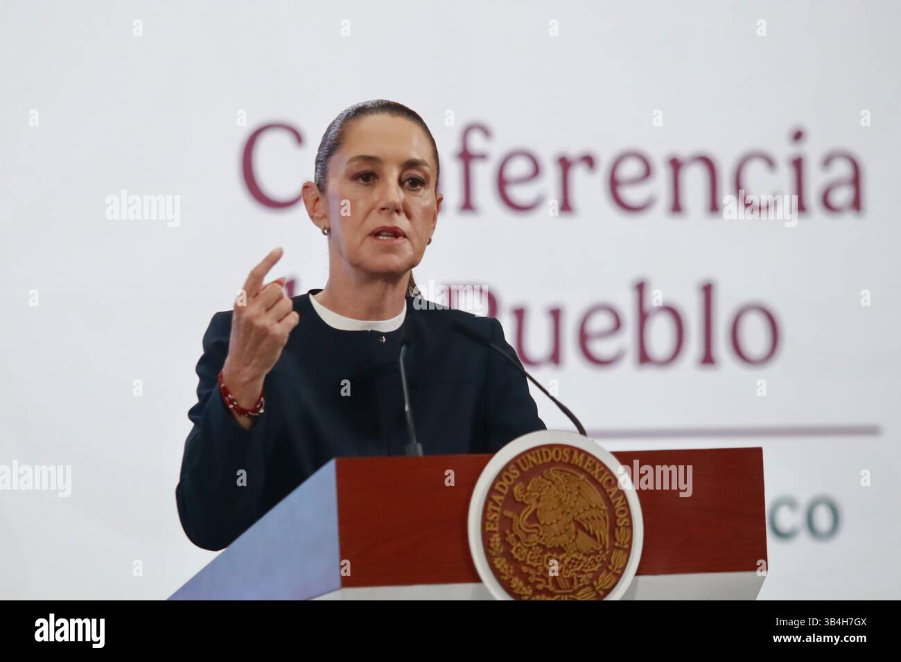Mexico City, Mexico. 30th Apr, 2025. Mexico's President Claudia ...