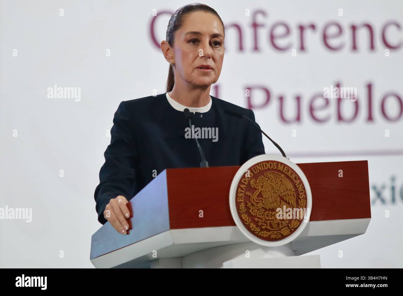 Mexico City, Mexico. 30th Apr, 2025. Mexico's President Claudia ...