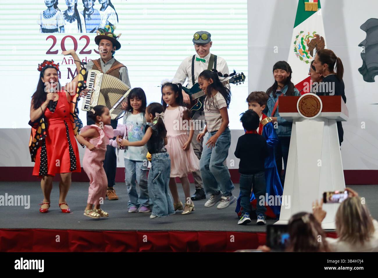 Mexico City, Mexico. 30th Apr, 2025. Mexico's President Claudia ...