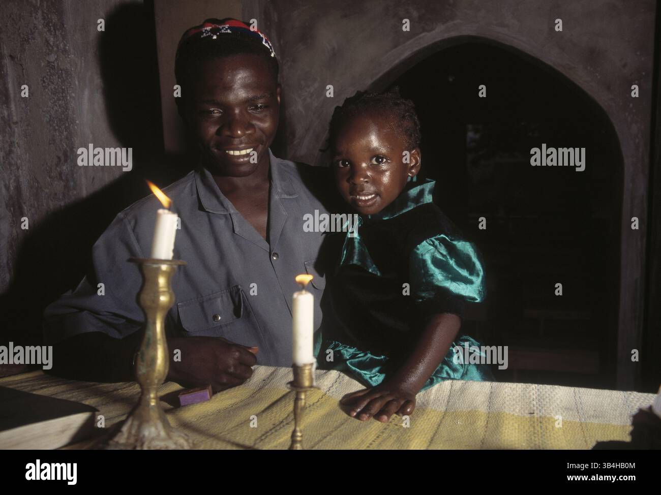 Jun. 01, 2001 - Abayudaya, Uganda - RABBI GERSHOM SIZOMU and his ...