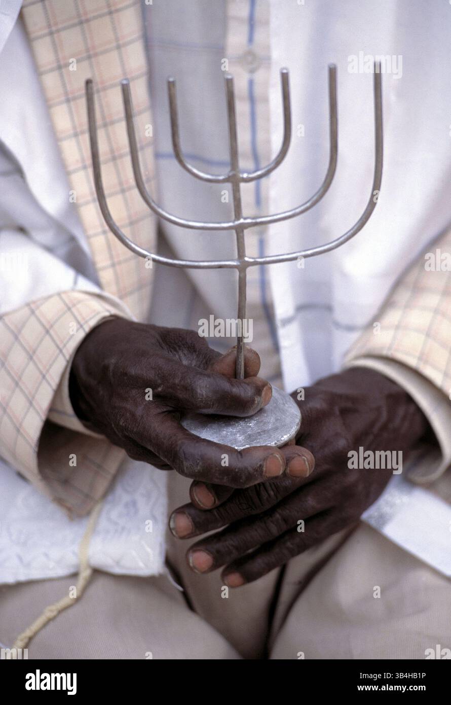 Jun. 01, 2001 - Abayudaya, Uganda - Abayudaya community member of ...