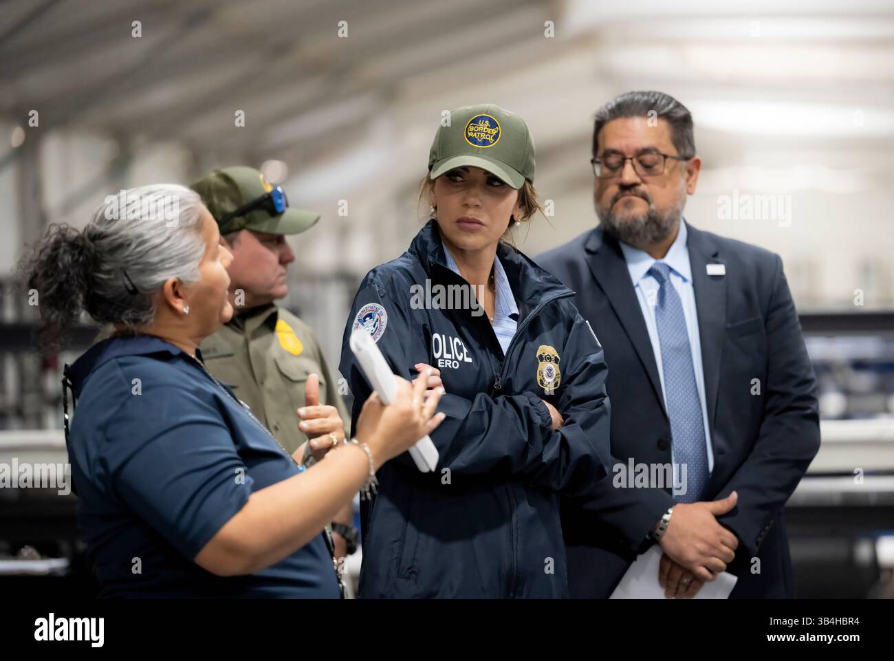 Department of Homeland Security (DHS) Secretary Kristi Noem visits the ...