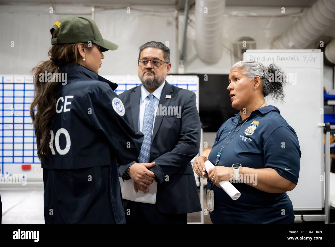 Department of Homeland Security (DHS) Secretary Kristi Noem visits the ...