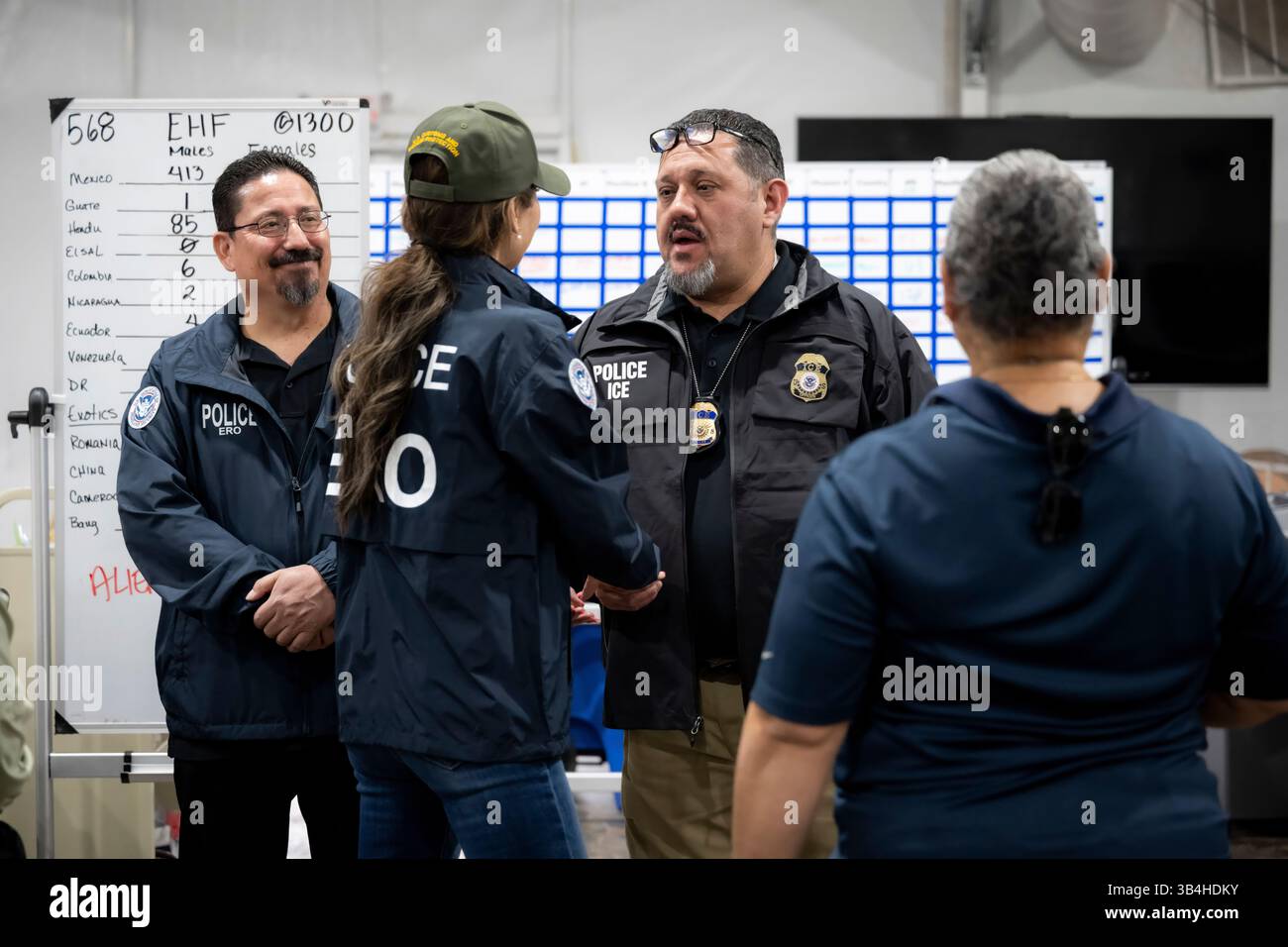 Department of Homeland Security (DHS) Secretary Kristi Noem visits the ...