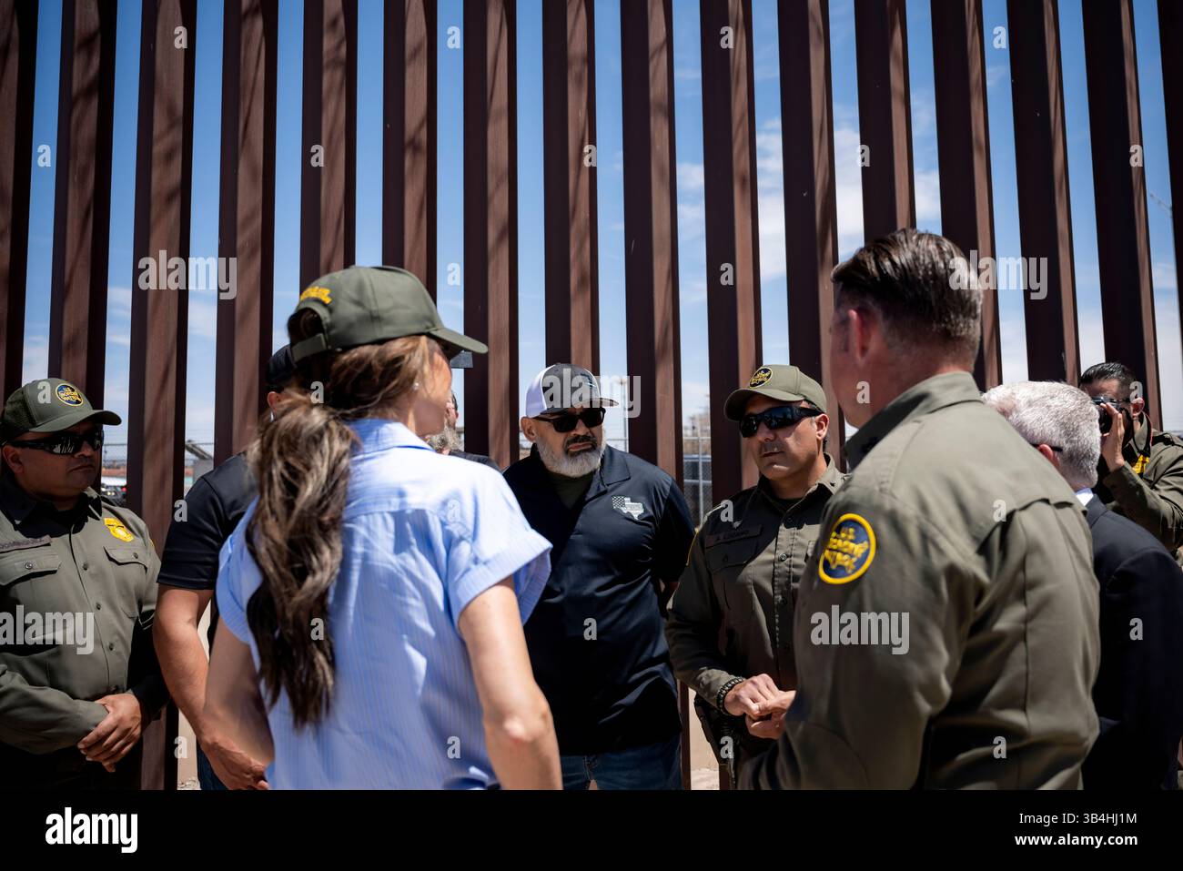 Department of Homeland Security (DHS) Secretary Kristi Noem arrives at ...