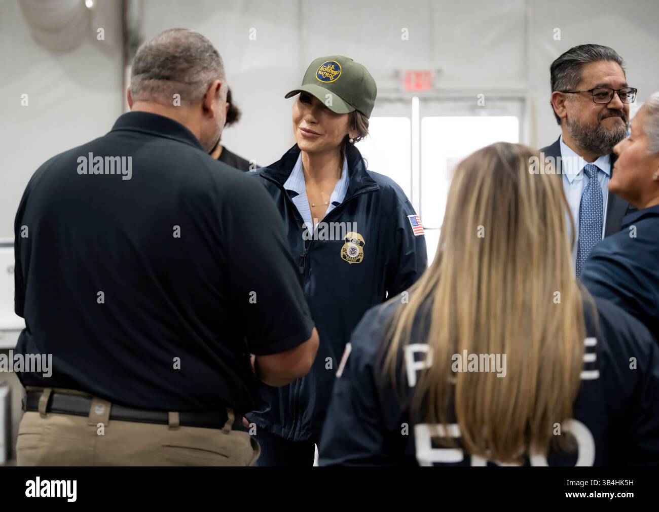 Department of Homeland Security (DHS) Secretary Kristi Noem visits the ...