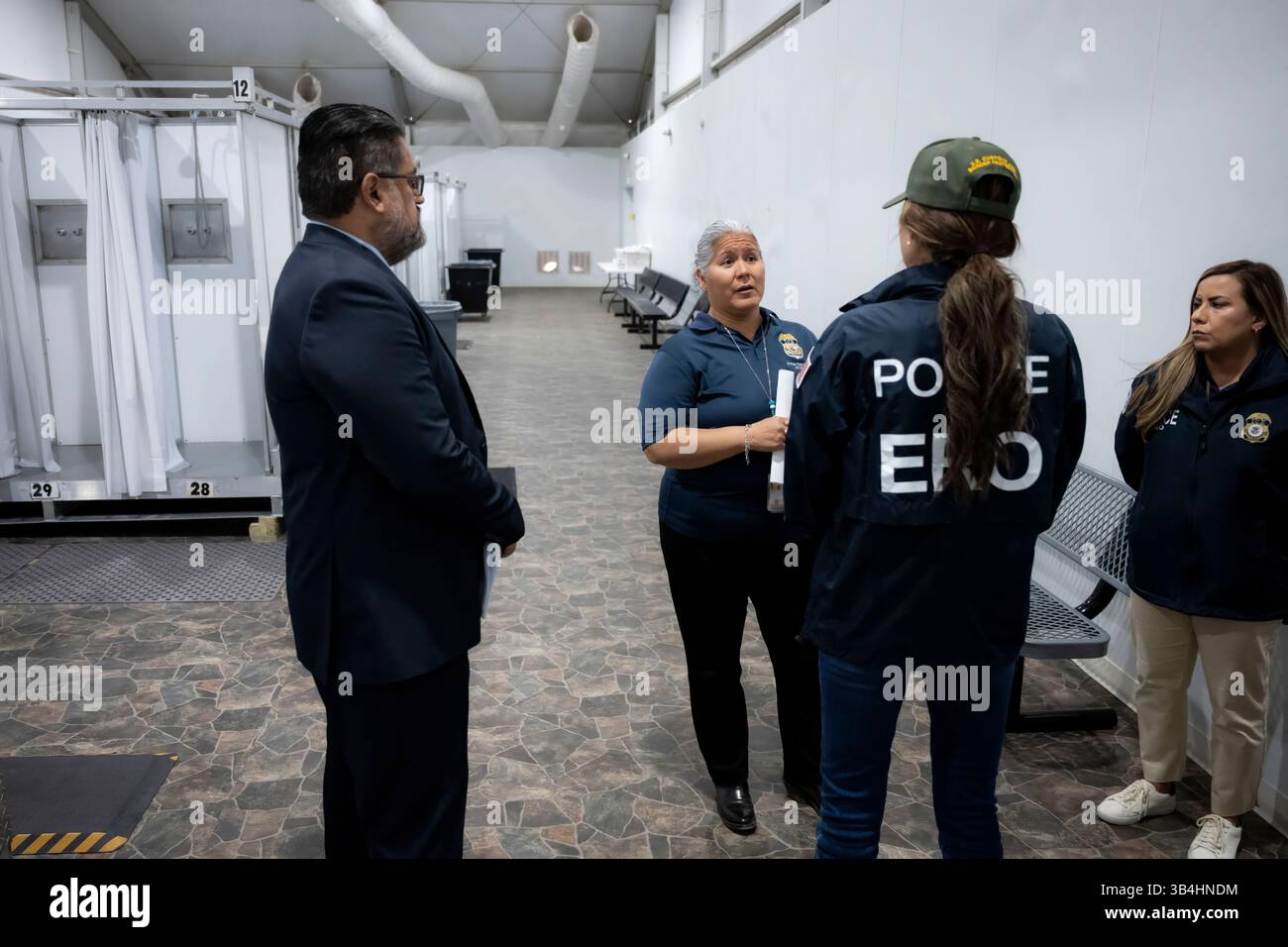 Department of Homeland Security (DHS) Secretary Kristi Noem visits the ...