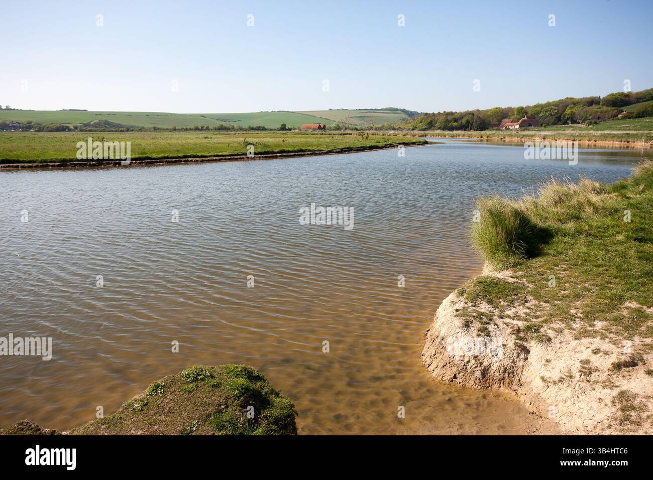 Cuckmere Haven Cuckmere river and estuary Stock Photo - Alamy