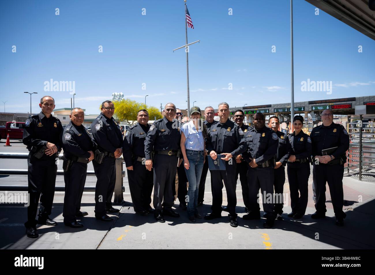 Department of Homeland Security (DHS) Secretary Kristi Noem visits the ...