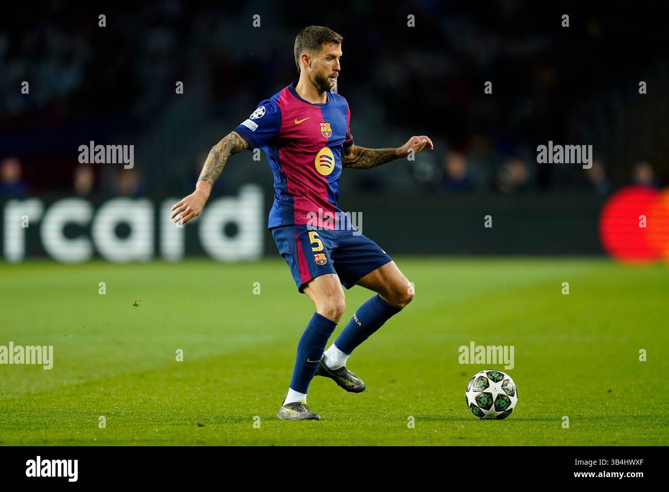 Inigo Martinez of FC Barcelona during the UEFA Champions League match ...
