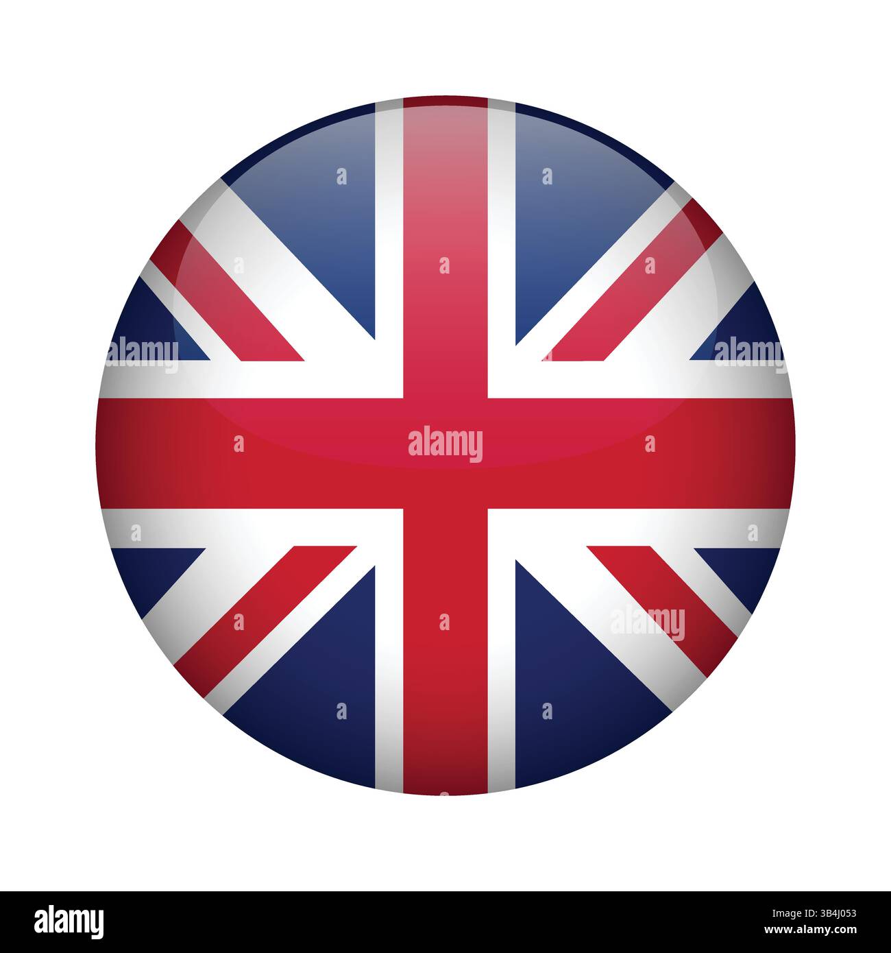 Union Jack Flag Icon A Distinctive Symbol Representing the United ...