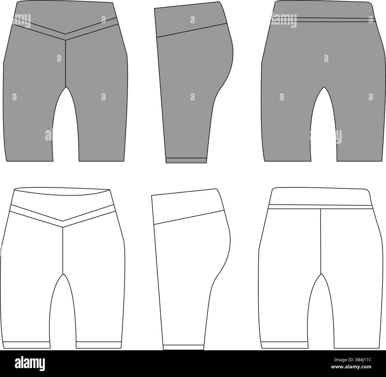 Activewear mockup design Stock Vector Images - Alamy