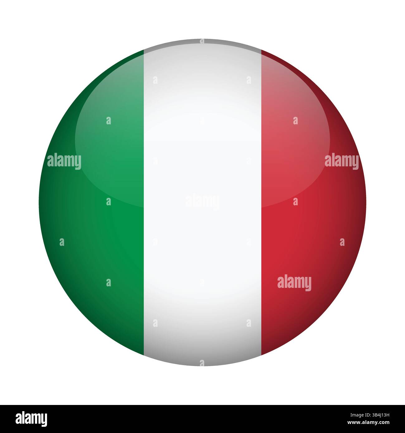 Italian Flag Icon A Distinctive National Symbol Representing Italys ...