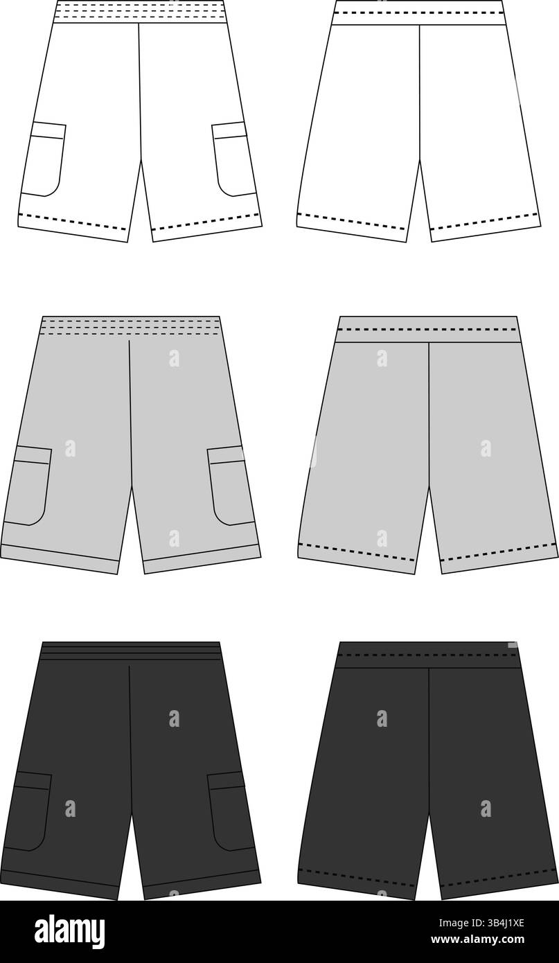 Tech pack garment vector vectors hi-res stock photography and images - Alamy