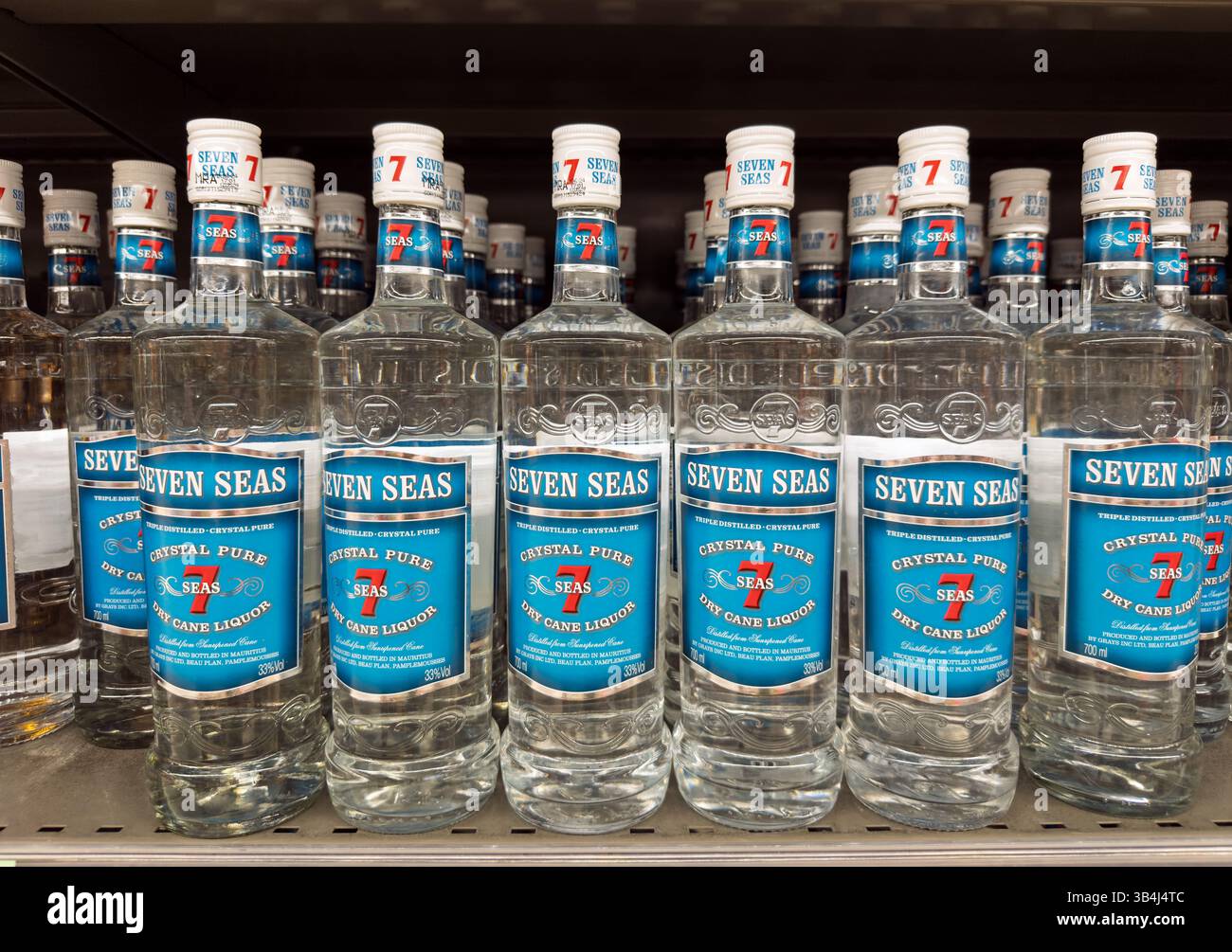 Grand Bay, Mauritius - January 29, 2025: Assortment of Seven Seas ...