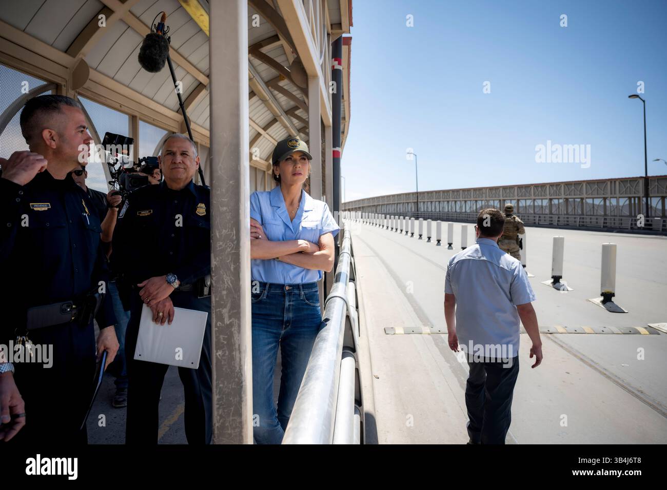 Department of Homeland Security (DHS) Secretary Kristi Noem visits the ...