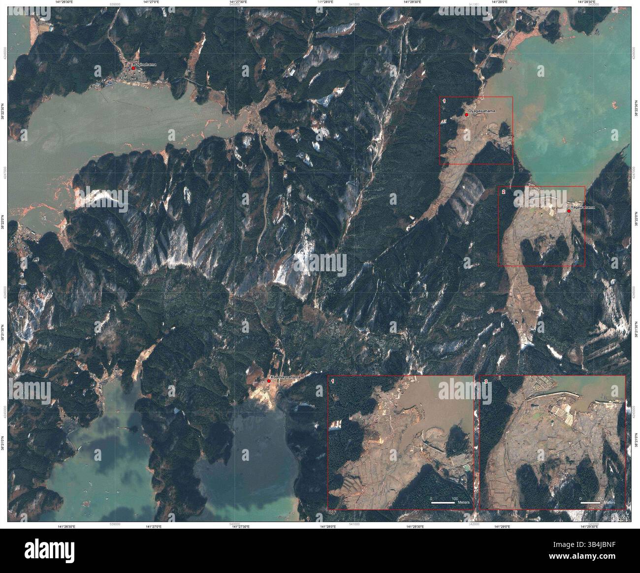 Mar. 13, 2011 - Yagawahama, Oshika Peninsula, Japan - A 9.0 magnitude ...