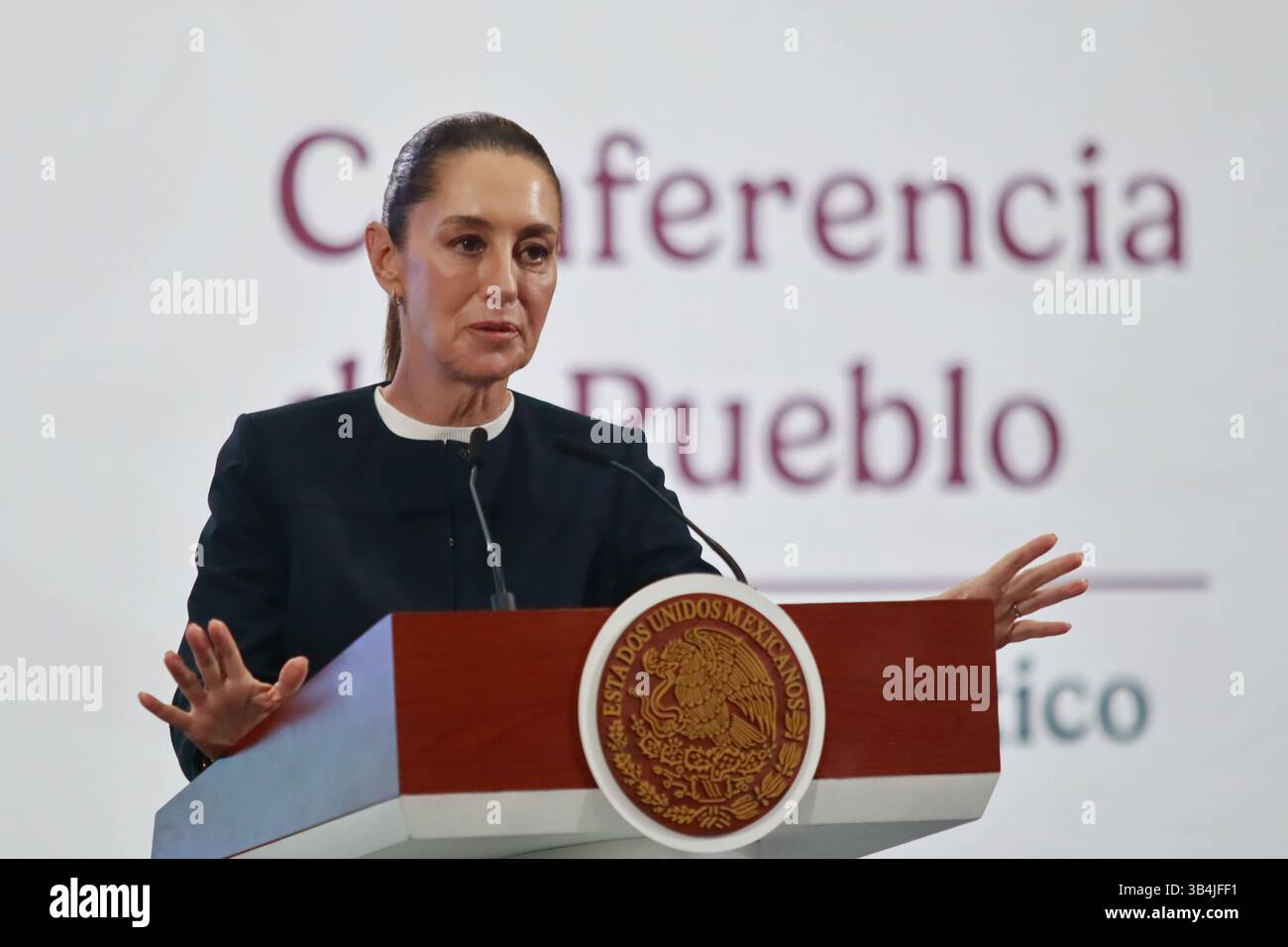 Mexico City, Mexico. 30th Apr, 2025. Mexico's President Claudia ...