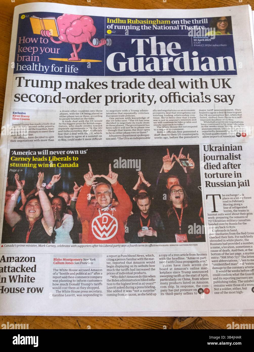 Mark carney donald trump hi-res stock photography and images - Alamy