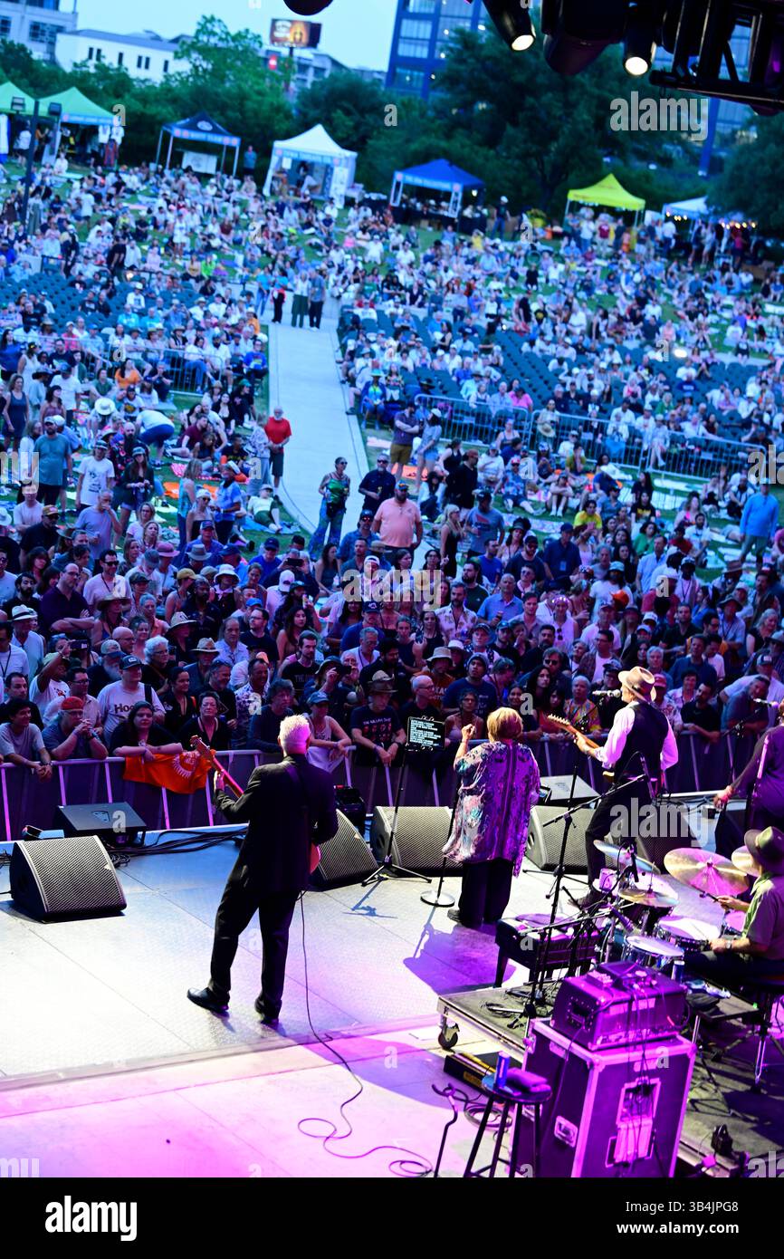 April 27, 2025: MAVIS STAPLES performs during the Austin Blues Festival ...