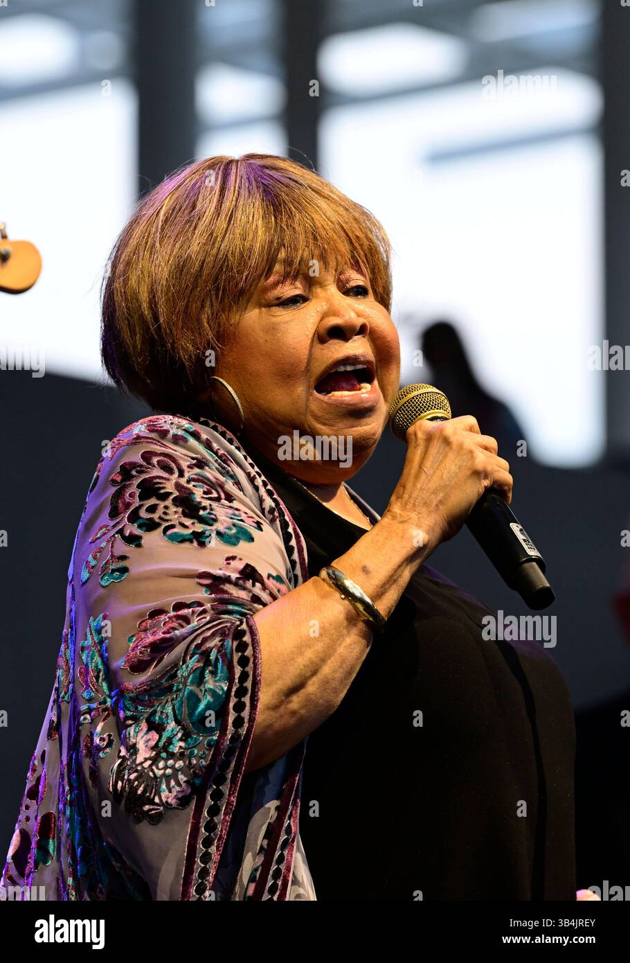 April 27, 2025: MAVIS STAPLES performs during the Austin Blues Festival ...