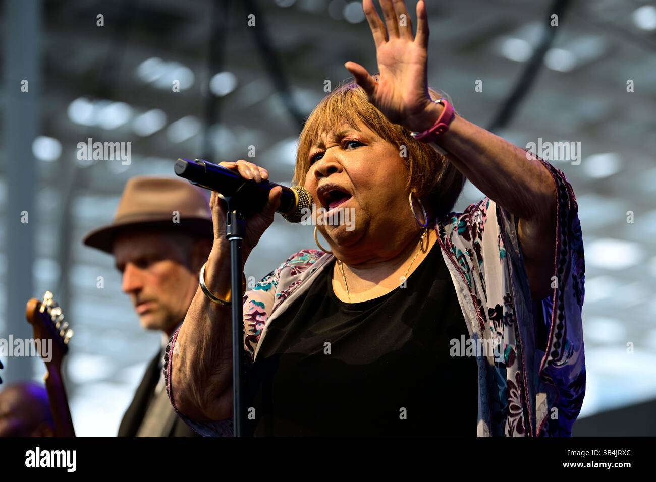 April 27, 2025: MAVIS STAPLES performs during the Austin Blues Festival ...