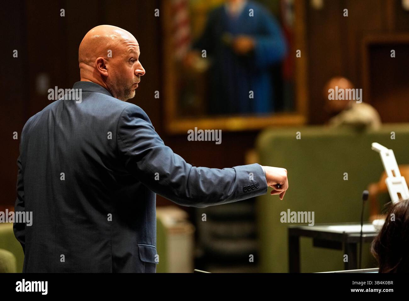 Shelby County Deputy District Attorney Paul Hagerman addresses the ...