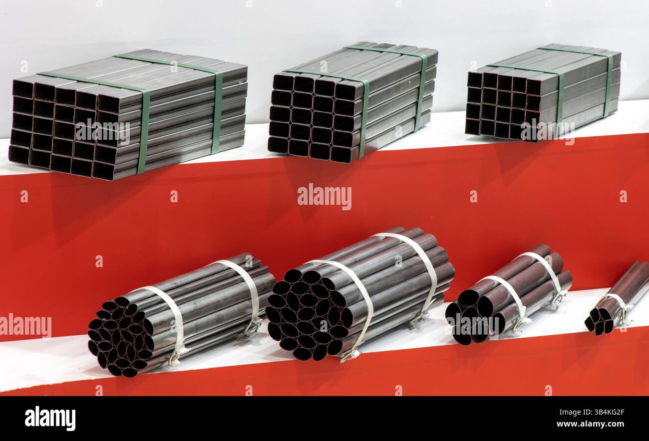 Steel profile pipes in square, rectangular and round shapes and various ...