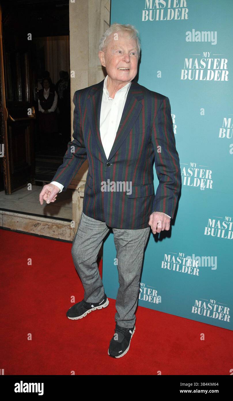 Sir Derek Jacobi at the "My Master Builder" play press night, Wyndham's ...