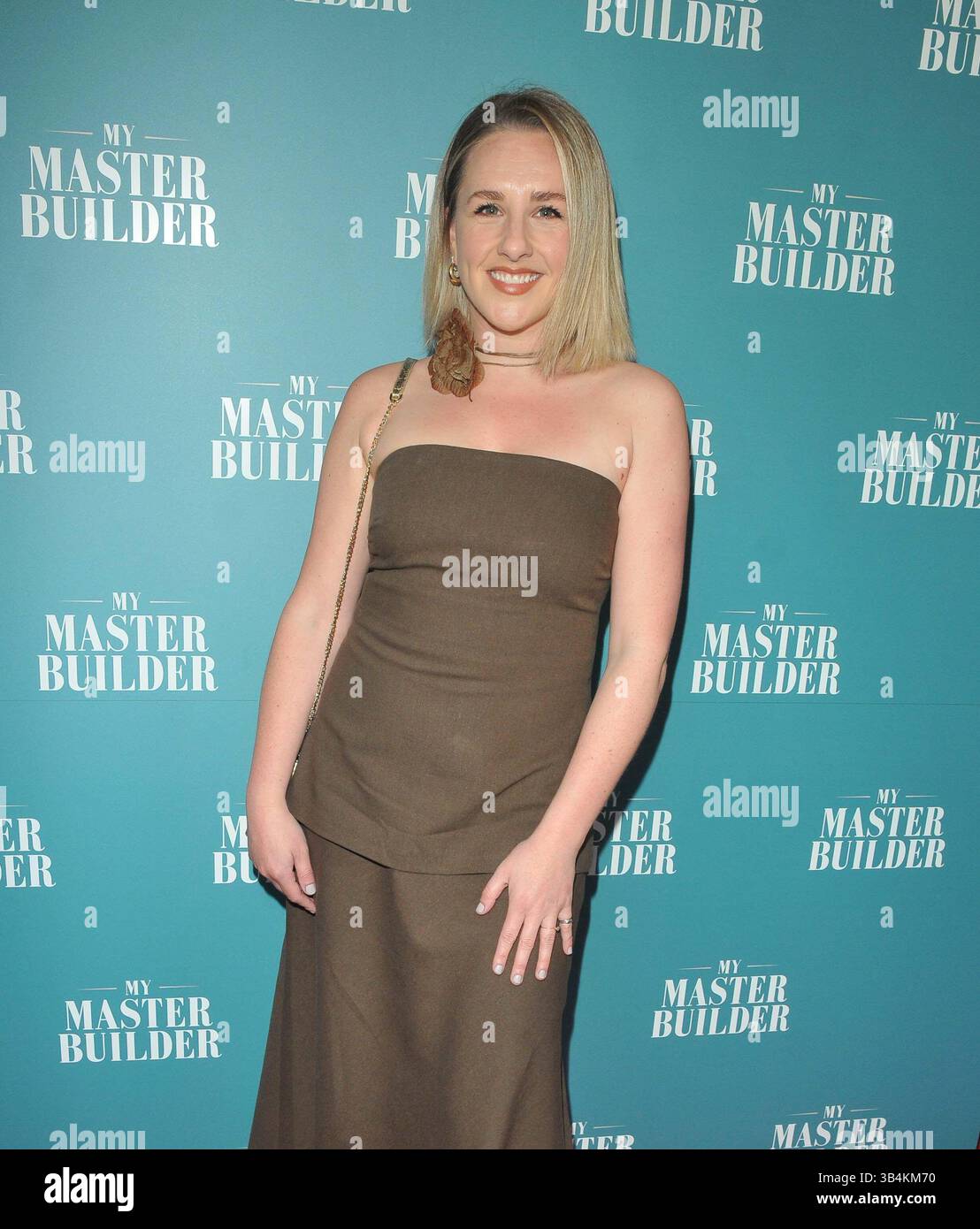 London, UK. 29th Apr, 2025. Jeanna de Waal at the "My Master Builder ...