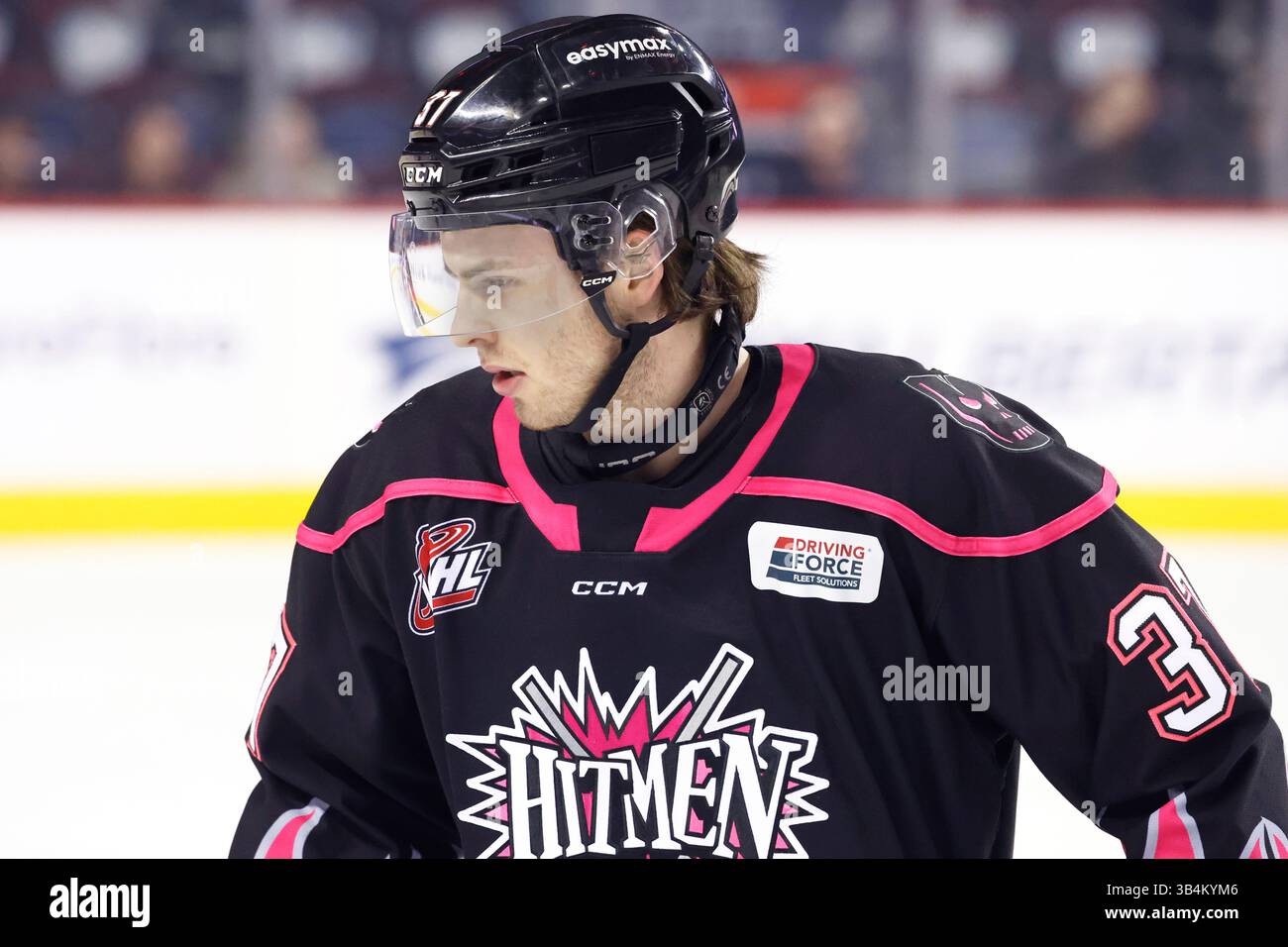 Profile photo on Calgary Hitmen C Oliver Tulk during WHL (Western ...
