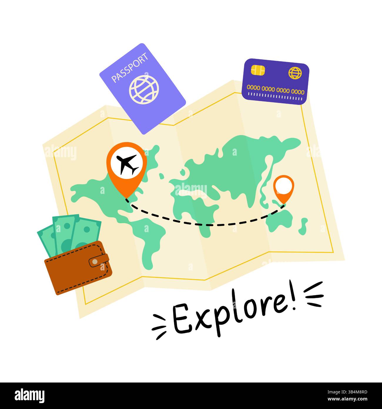 Excitement planning Cut Out Stock Images & Pictures - Alamy