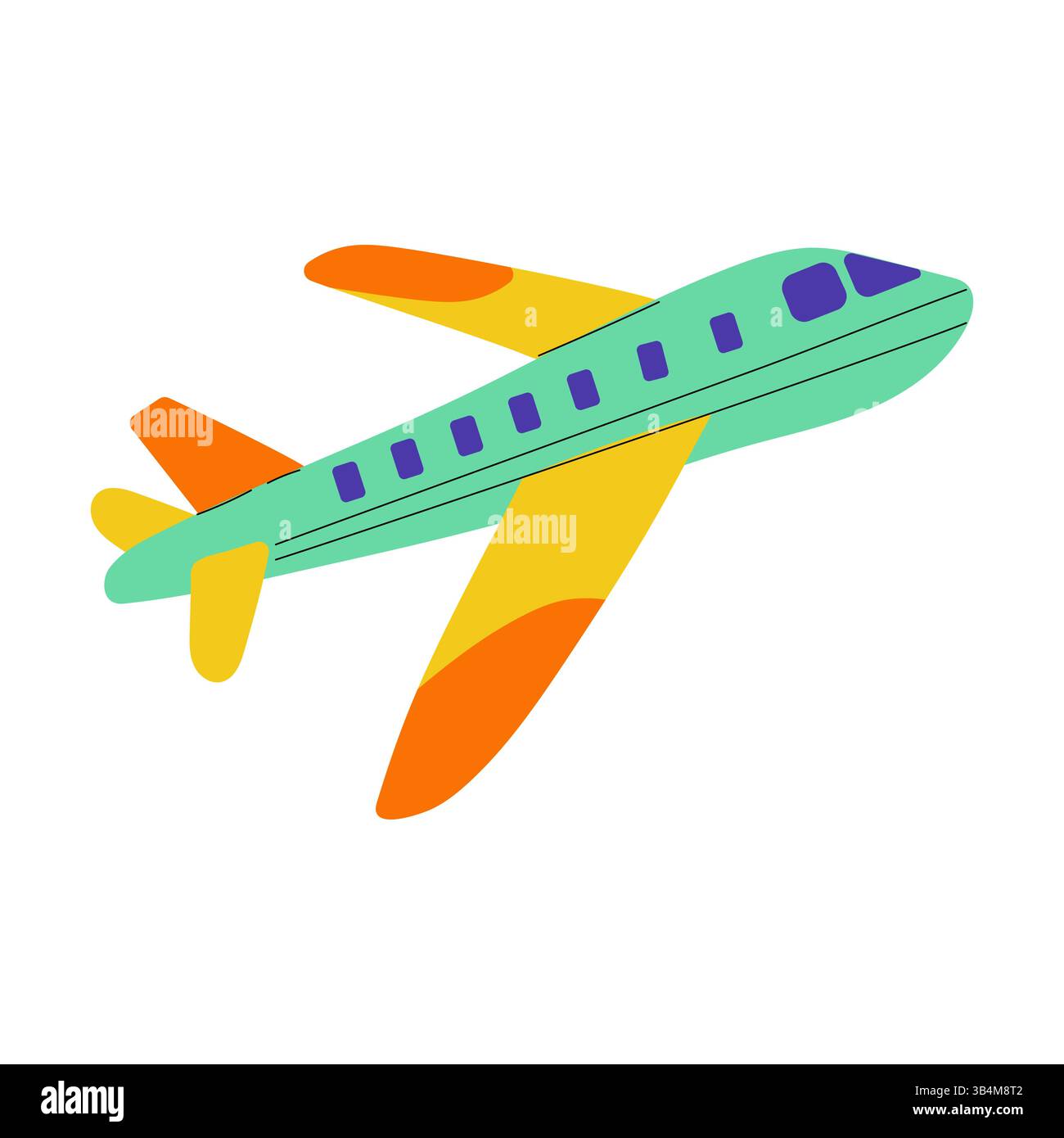 Aircraft in flight during Cut Out Stock Images & Pictures - Alamy
