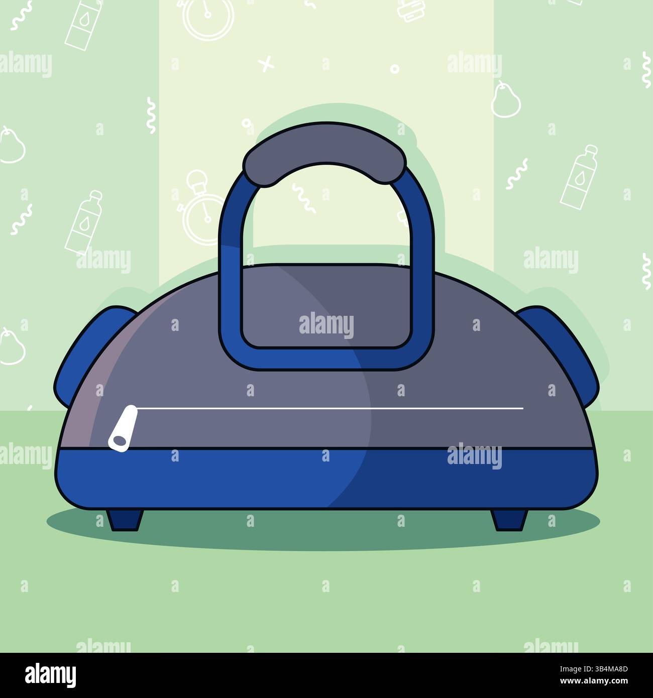 Colored gym bag. Vector illustration Stock Vector Image & Art - Alamy