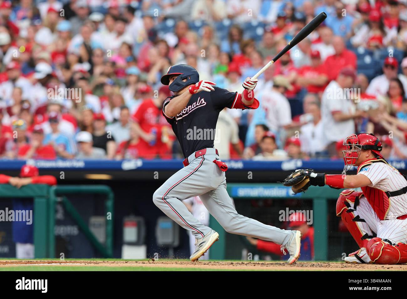 PHILADELPHIA, PA - APRIL 29: Jacob Young #30 of the Washington ...