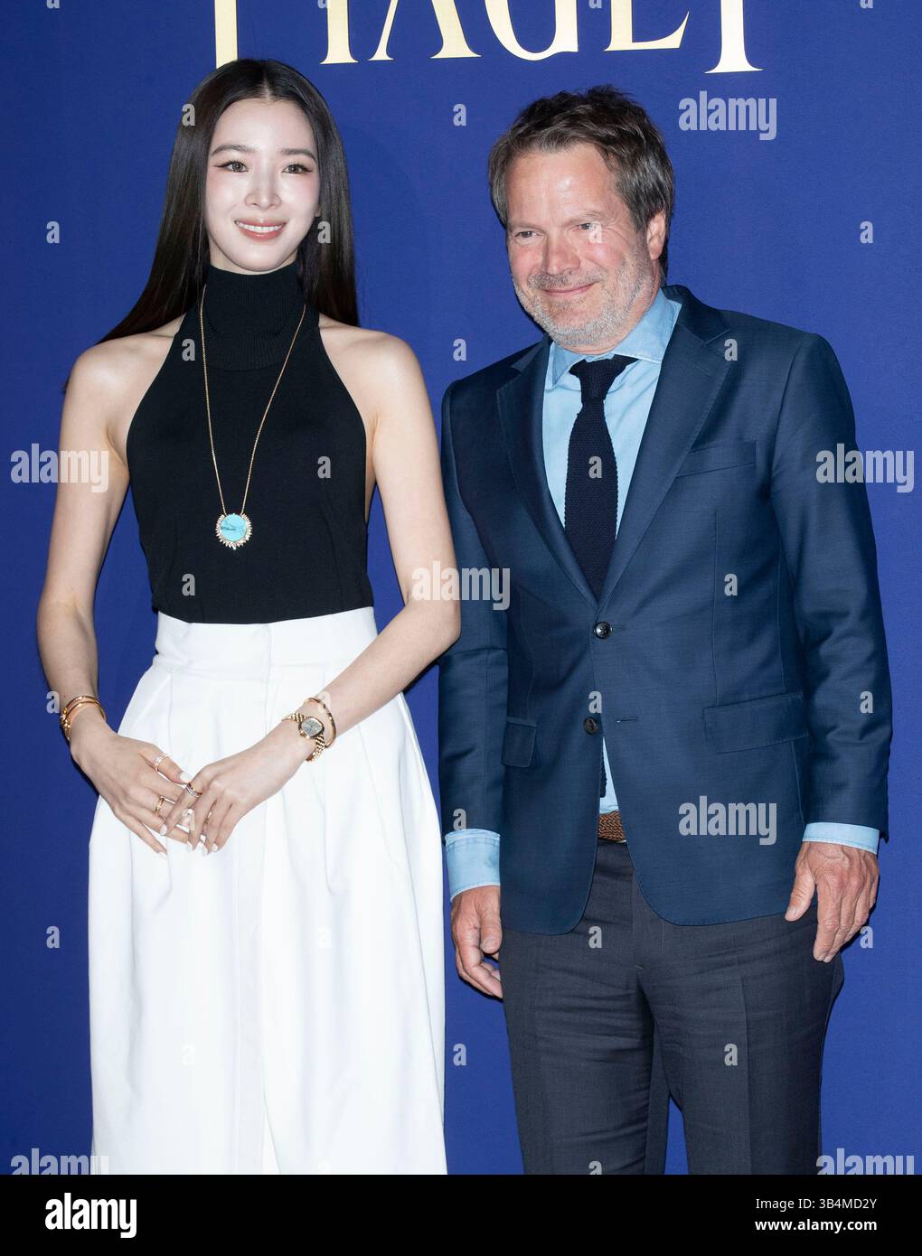 Seoul, South Korea. 30th Apr, 2025. (L to R) South Korean model Irene ...