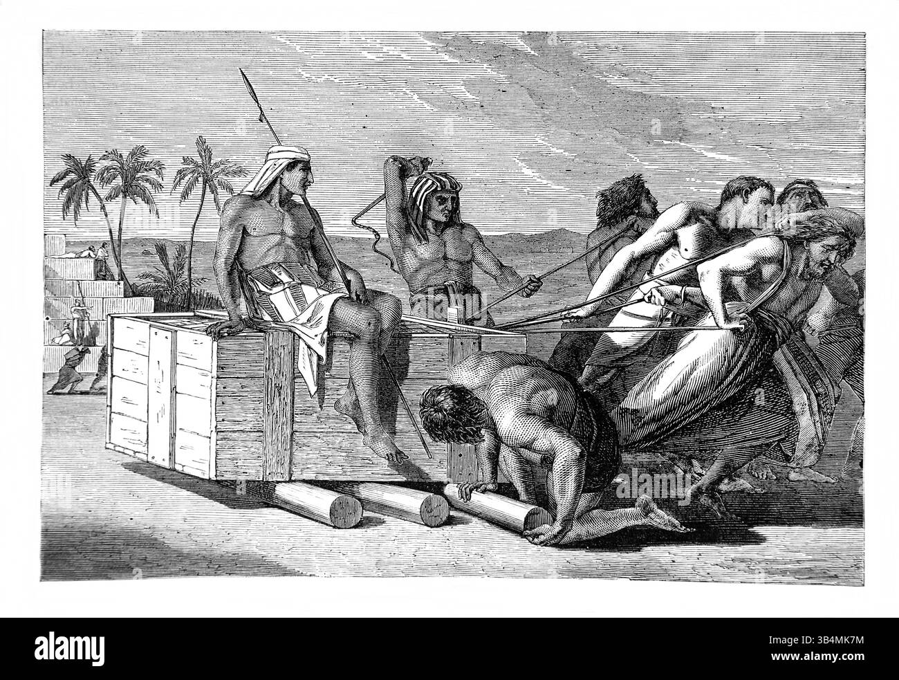 Egyptian slaves Cut Out Stock Images & Pictures - Alamy