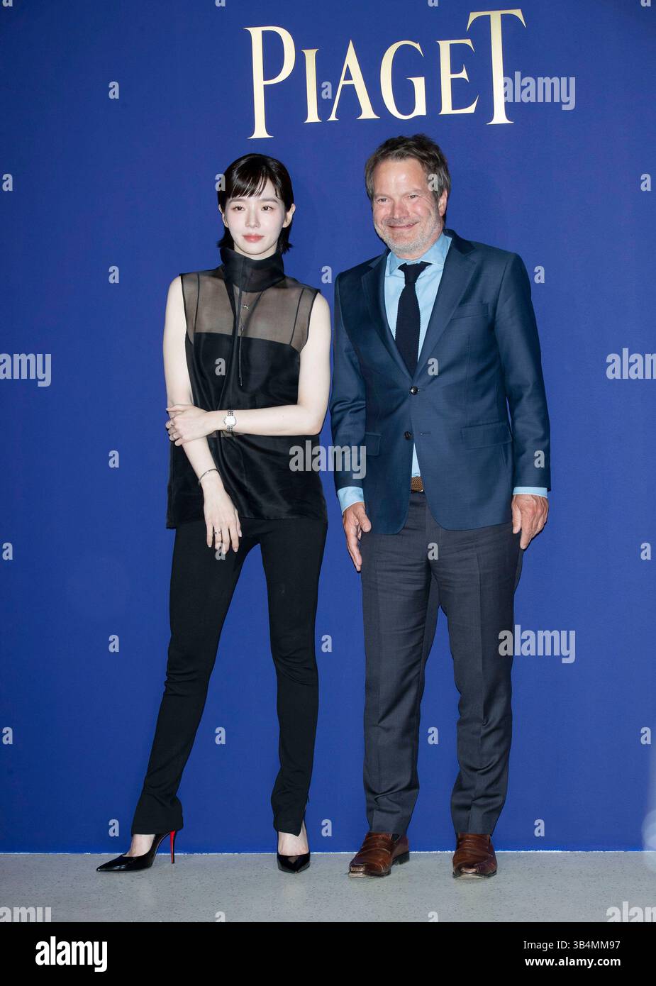 Seoul, South Korea. 30th Apr, 2025. (L to R) South Korean actress Park ...