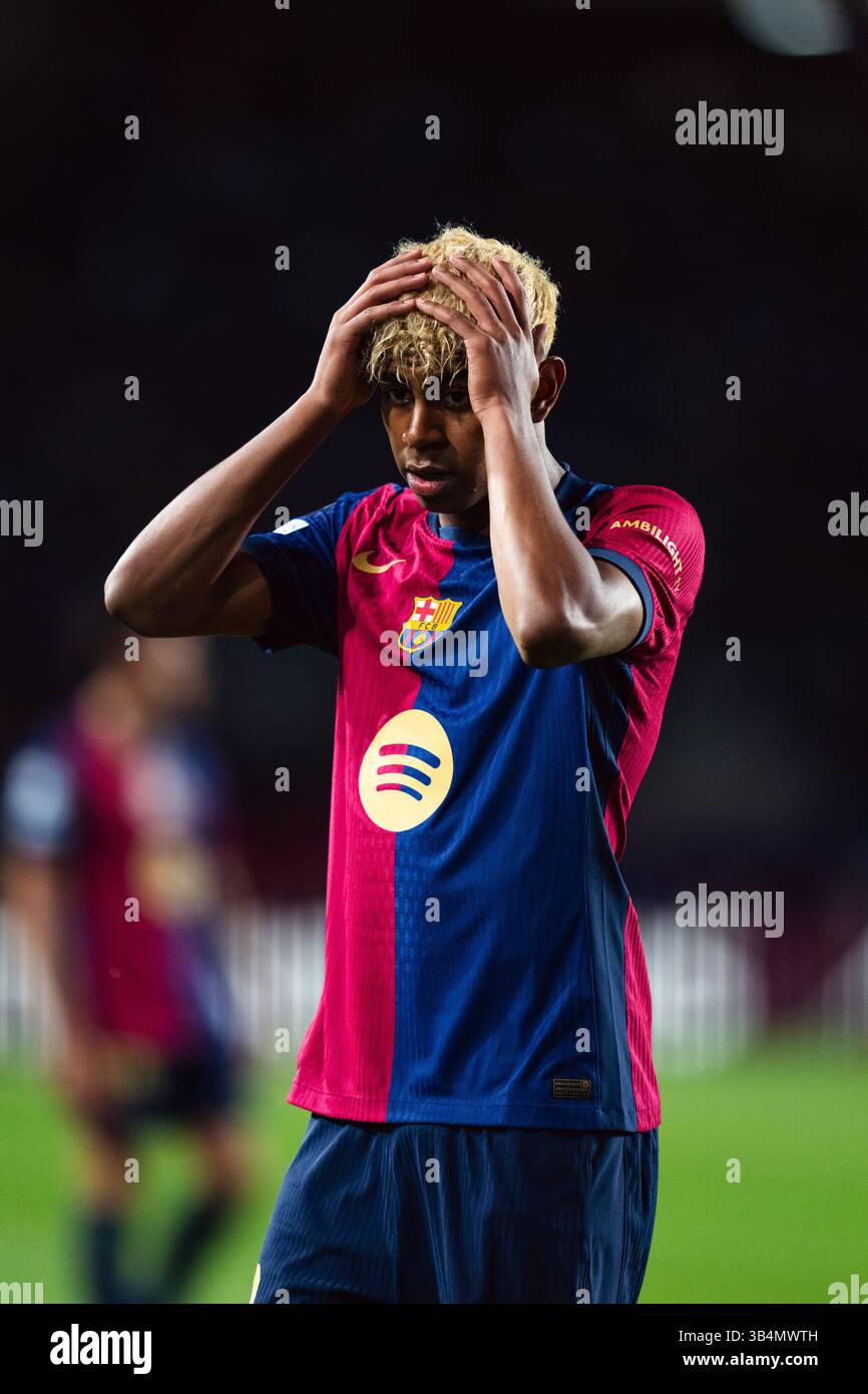 Barcelona, Spain, 30, April, 2025. Spain-Football-Champions League FC ...