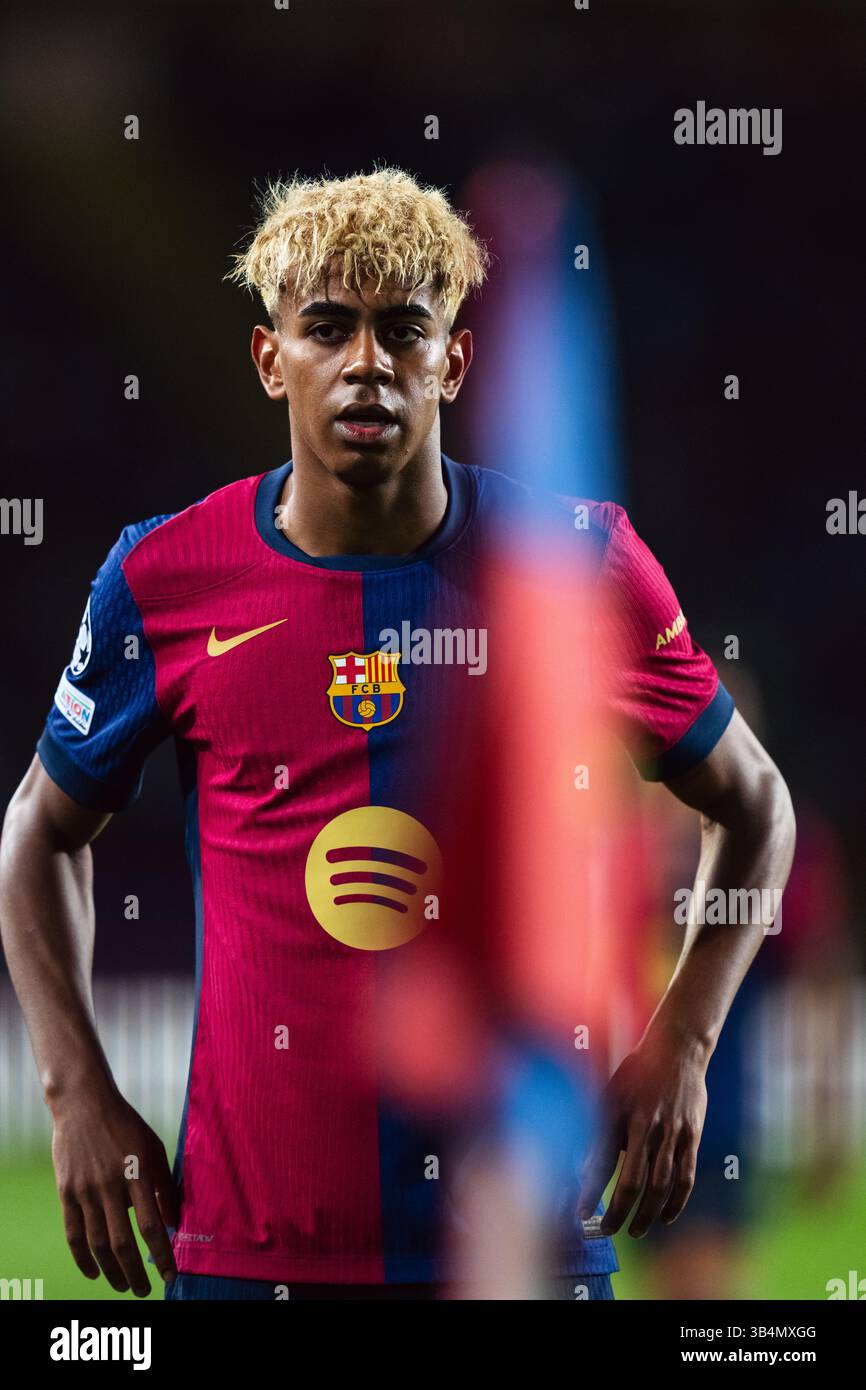 Barcelona, Spain, 30, April, 2025. Spain-Football-Champions League FC ...