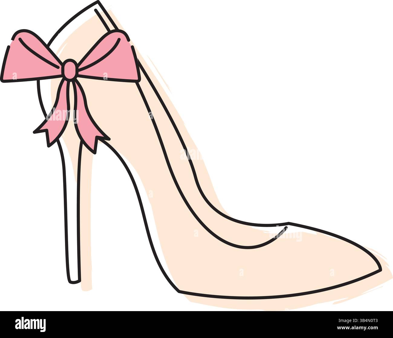 Bow on shoe Stock Vector Images - Alamy