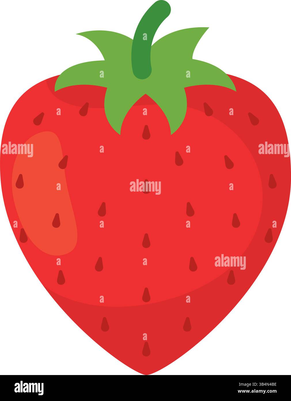 Cute strawberry vector. Vector illustration Stock Vector Image & Art ...