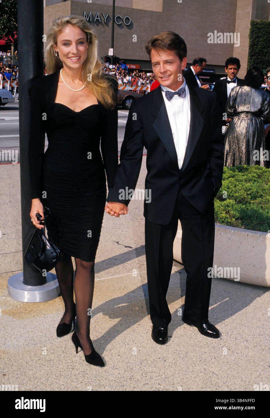 Michael j fox and tracy pollan 1988 hi-res stock photography and images ...