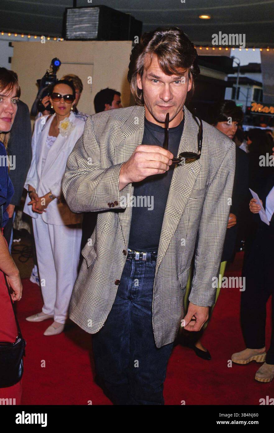 Mar. 6, 2008 - PATRICKSWAYZERETRO.PATRICK SWAYZE. LISA ROSE- PHOTOS(Credit Image: © Globe Photos ...