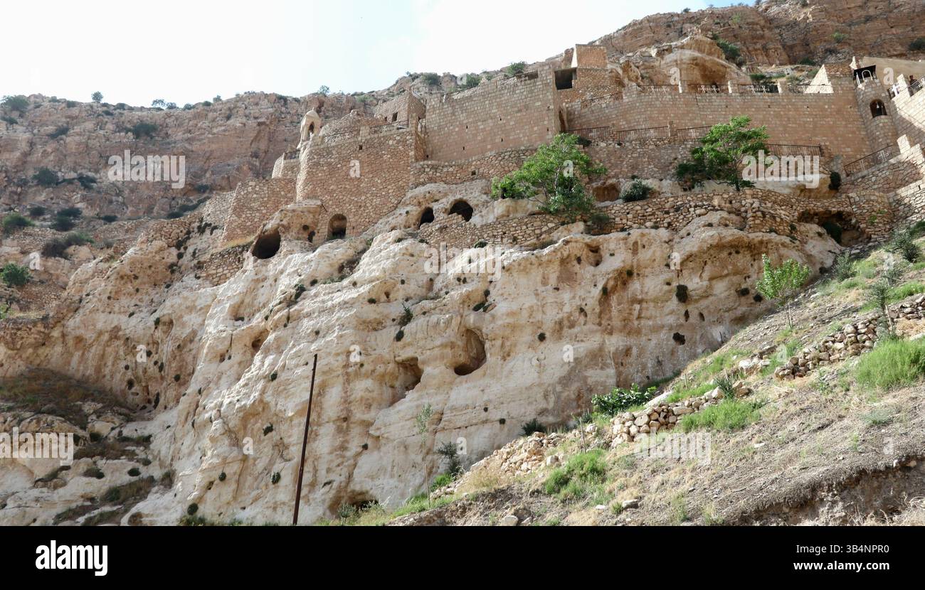 Alqosh, Iraq. 30th Apr, 2025. Rabban Hormizd Monastery, Alqosh, North ...